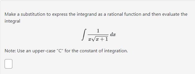 Solved Make a substitution to express the integrand as a | Chegg.com