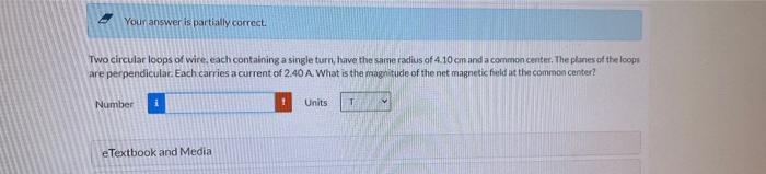Solved Two circular loops of wire, each containing a single | Chegg.com