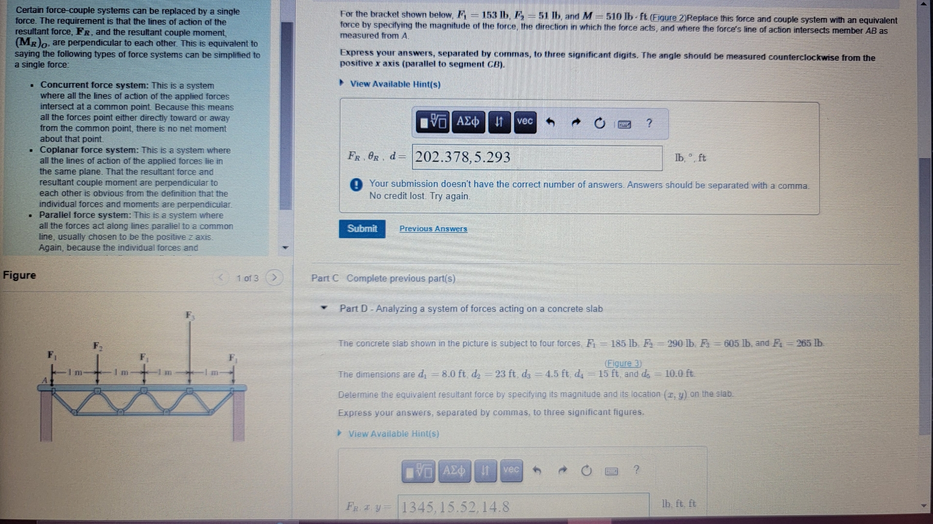 Solved Please answer all parts correctly! | Chegg.com Solved Please answer all parts correctly! | Chegg.com