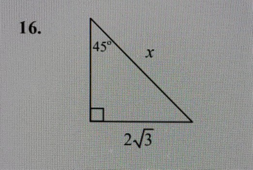 Solved 16. X 2.3 | Chegg.com