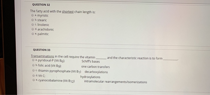 Solved QUESTION 28 Decomposition/degradation of the lipid | Chegg.com