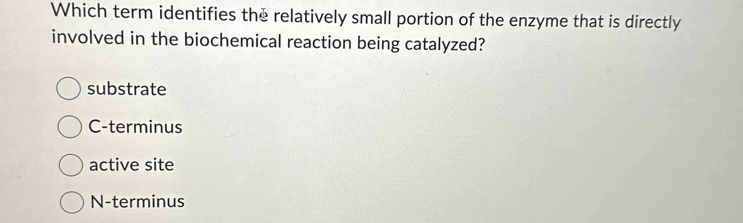 Solved Which term identifies the relatively small portion of | Chegg.com