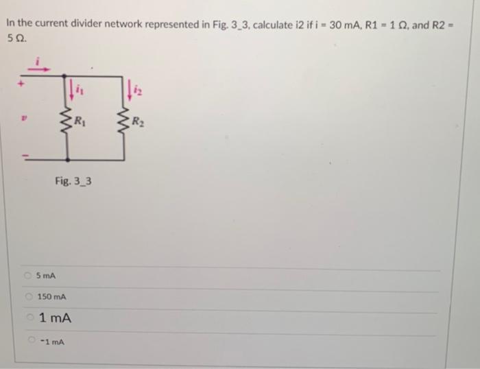 Solved In the current divider network represented in Fig. | Chegg.com
