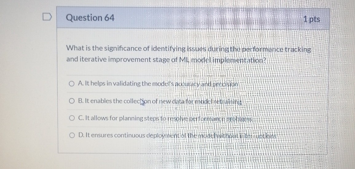 Solved Question 641 ﻿ptsWhat is the significance of | Chegg.com