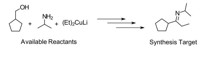 Solved Available Reactants Synthesis Target | Chegg.com