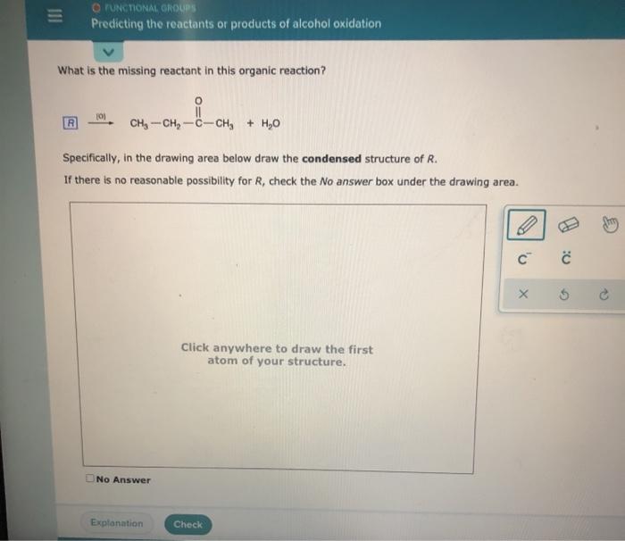 Solved O FUNCTIONAL, GROUPS Predicting the reactants or | Chegg.com