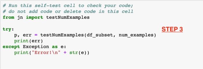 Solved Hello Tutor, Please help me wirh all these 3 steps. | Chegg.com