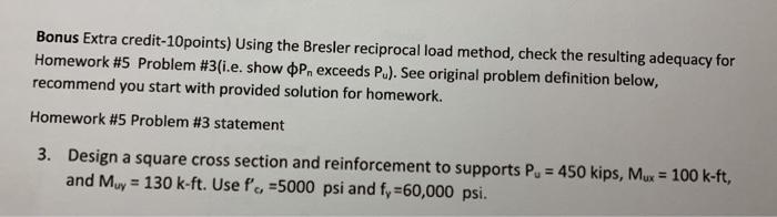 Bonus Extra credit-10points) Using the Bresler | Chegg.com