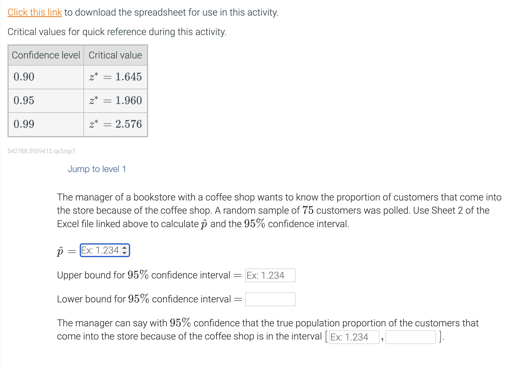 Click this link to download the spreadsheet for use | Chegg.com