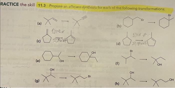 Solved RACTICE the skill 11.3 Propose an efficient synthasis | Chegg.com