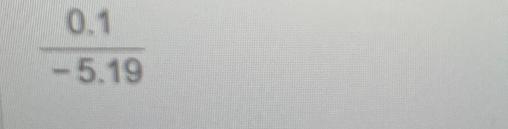 Solved 0.1-5.19 | Chegg.com