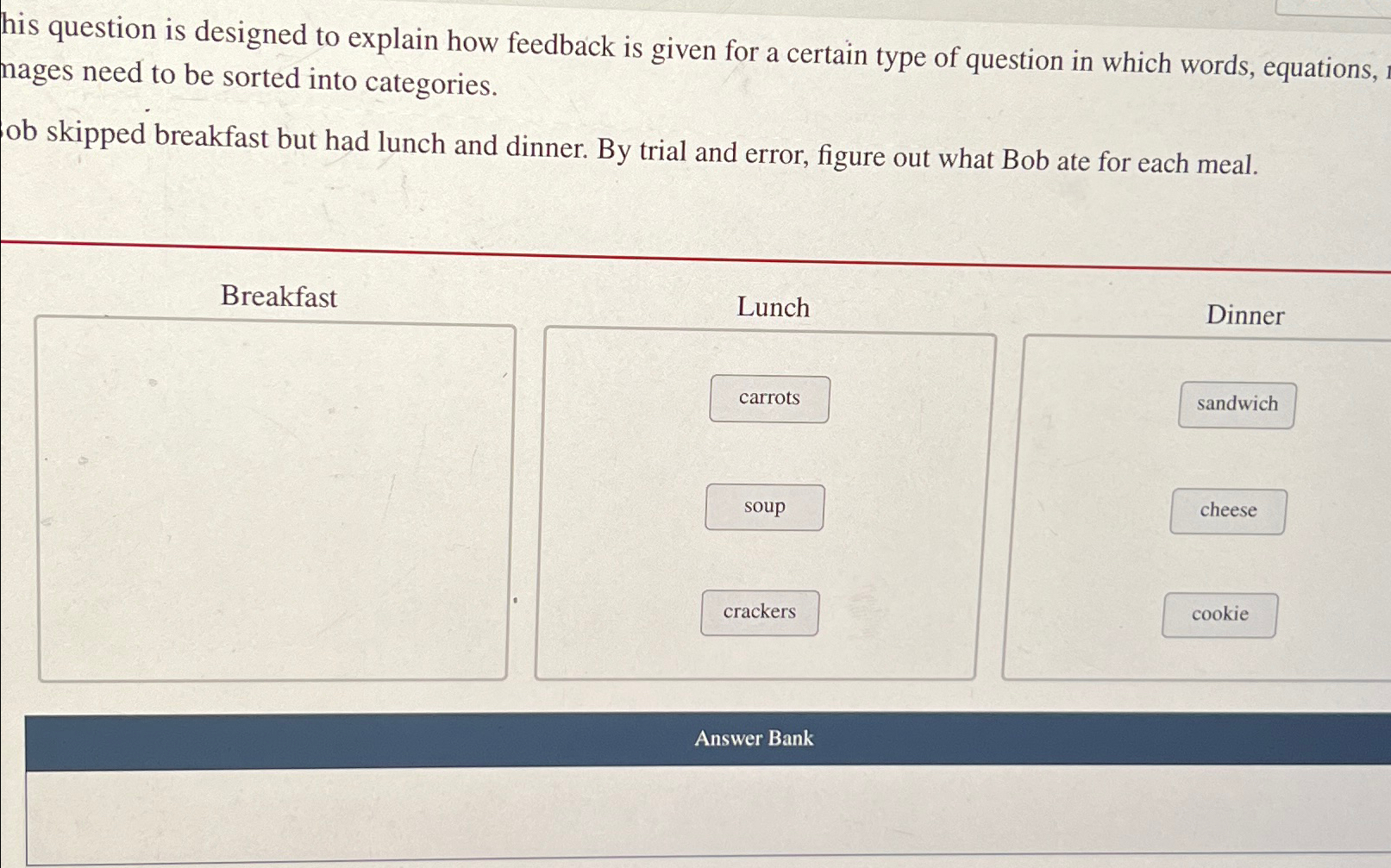 Solved his question is designed to explain how feedback is | Chegg.com