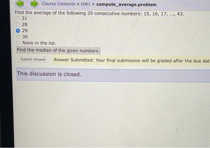 Solved Course Contents » HW1 » compute_average.problem Find | Chegg.com Solved Course Contents » HW1 » compute_average.problem Find | Chegg.com