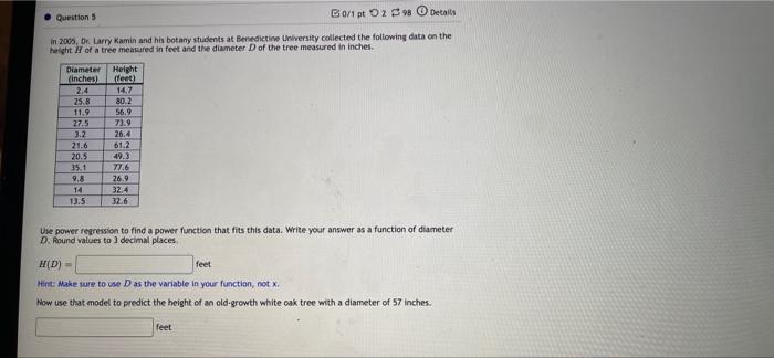 Solved Questions Bo/ pt 29 Details in 2005, Dr. Larry Kamin | Chegg.com