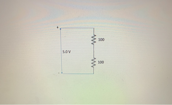 Solved 1. Two resistors in series: Construct the circuit on | Chegg.com