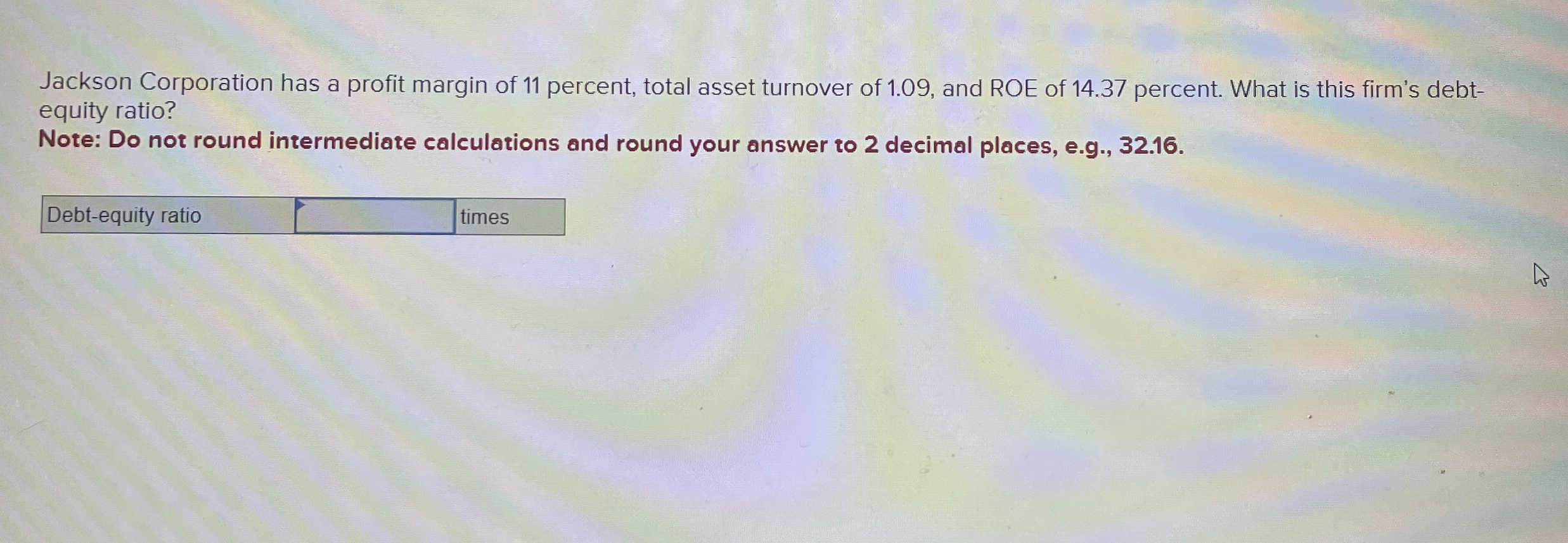Solved Jackson Corporation has a profit margin of 11 | Chegg.com