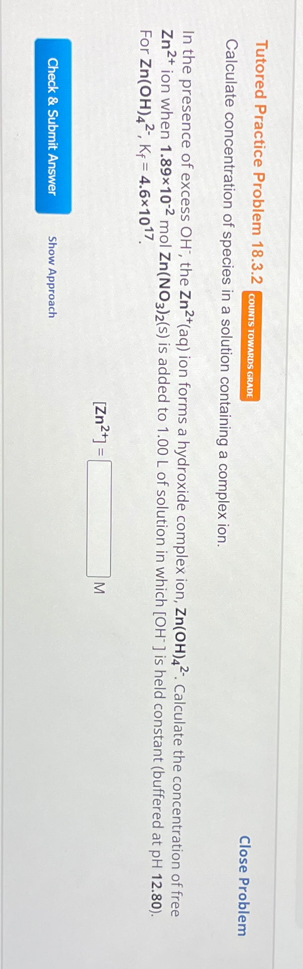Solved Tutored Practice Problem 18.3.2Close ProblemCalculate | Chegg.com Solved Tutored Practice Problem 18.3.2Close ProblemCalculate | Chegg.com