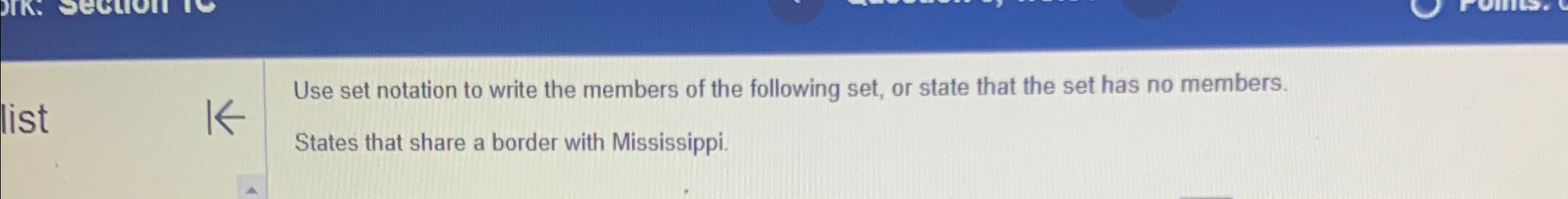 Solved Use set notation to write the members of the | Chegg.com