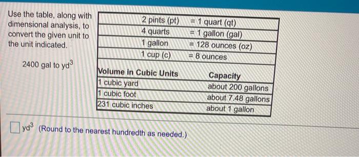 Solved Use the given equivalents, along with dimensional | Chegg.com
