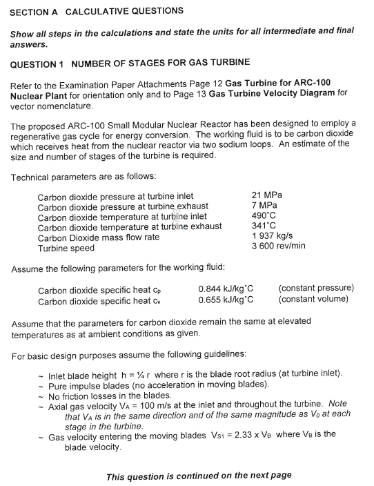 Solved SECTION A CALCULATIVE QUESTIONSShow all steps in the | Chegg.com