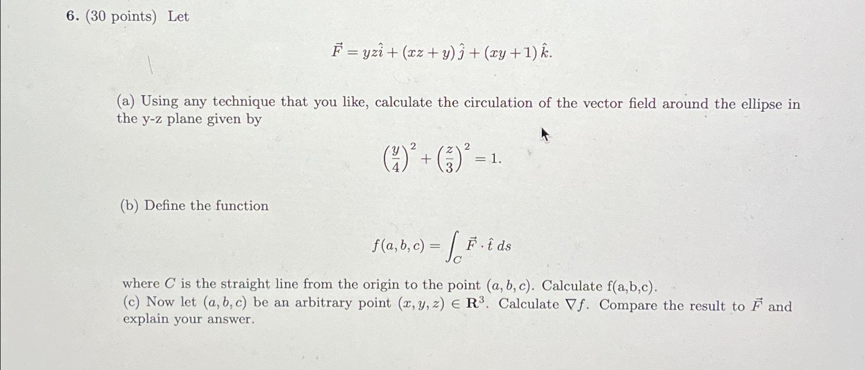 Solved (30 ﻿points) | Chegg.com