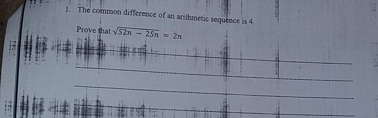 Solved The common difference of an arithmetic sequence is | Chegg.com