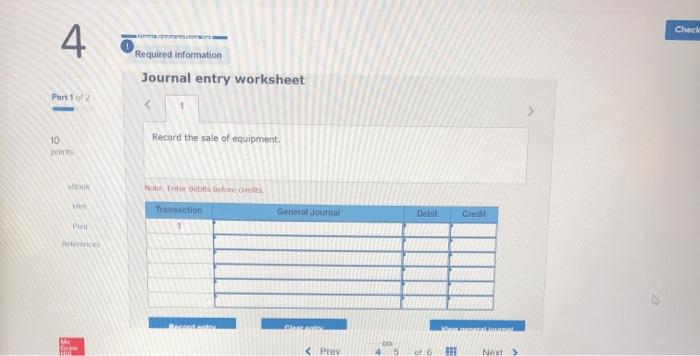 Solved Check my 4 Pantot Required information Exercise 7-17A | Chegg.com