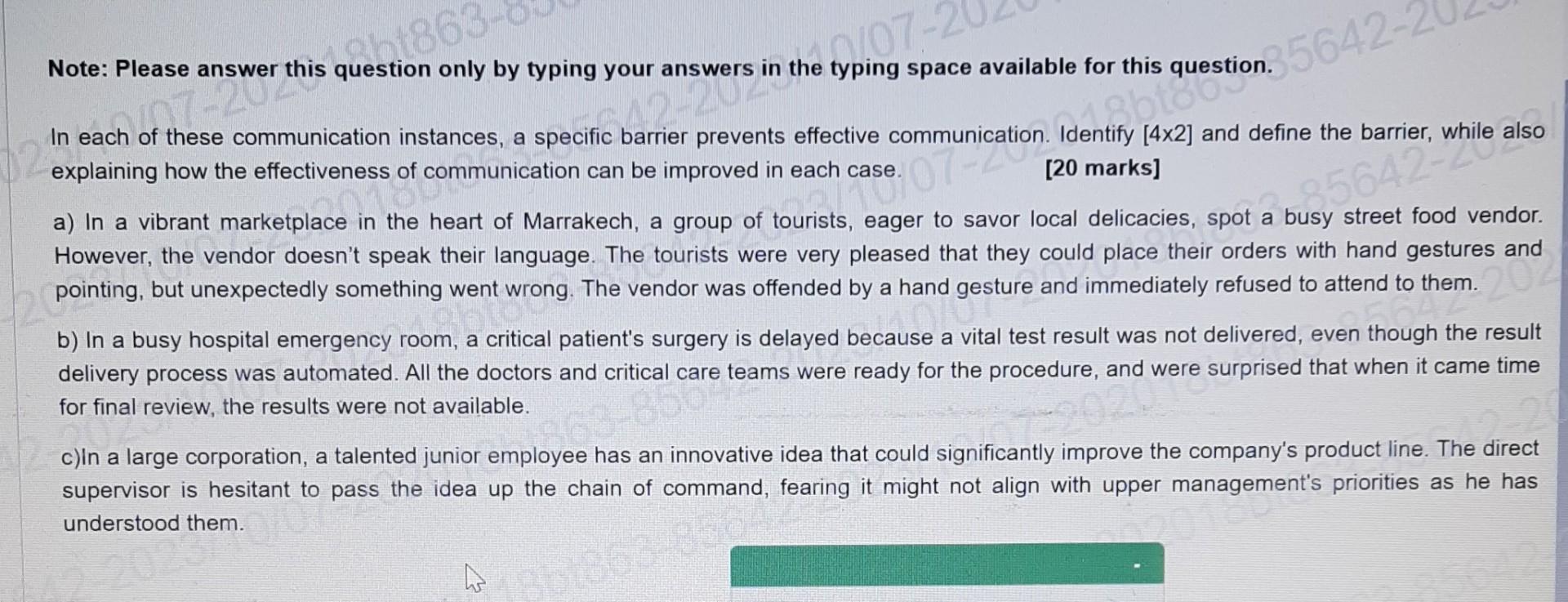 Solved Note: Please answer this question only by typing your | Chegg.com