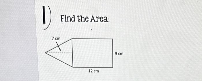 Solved Find the Area: | Chegg.com