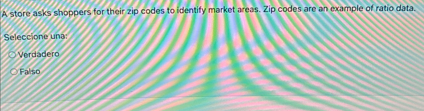 Solved A store asks shoppers for their zip codes to identify | Chegg.com