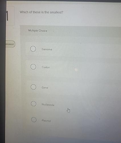 Solved Which of these is the smallest?Multiple | Chegg.com