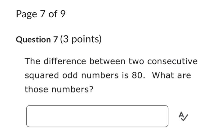 Solved Question 7 (3 points) The difference between two | Chegg.com