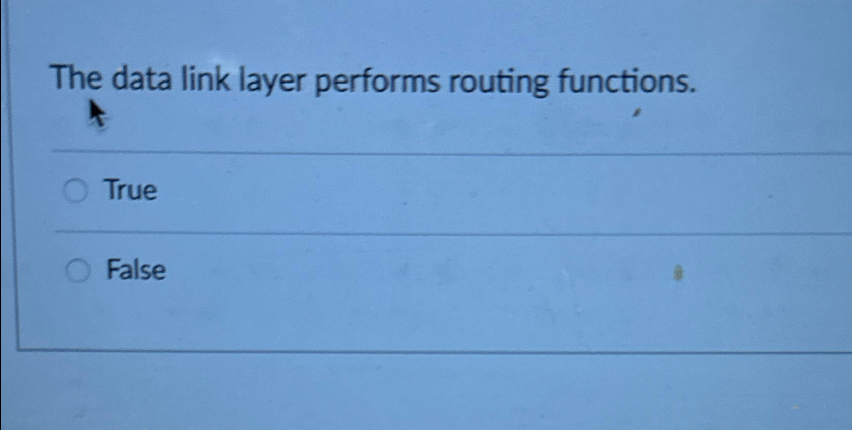 Solved The data link layer performs routing | Chegg.com