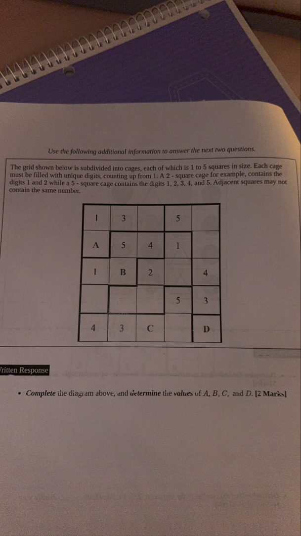 Solved Use the following additional information to answer | Chegg.com