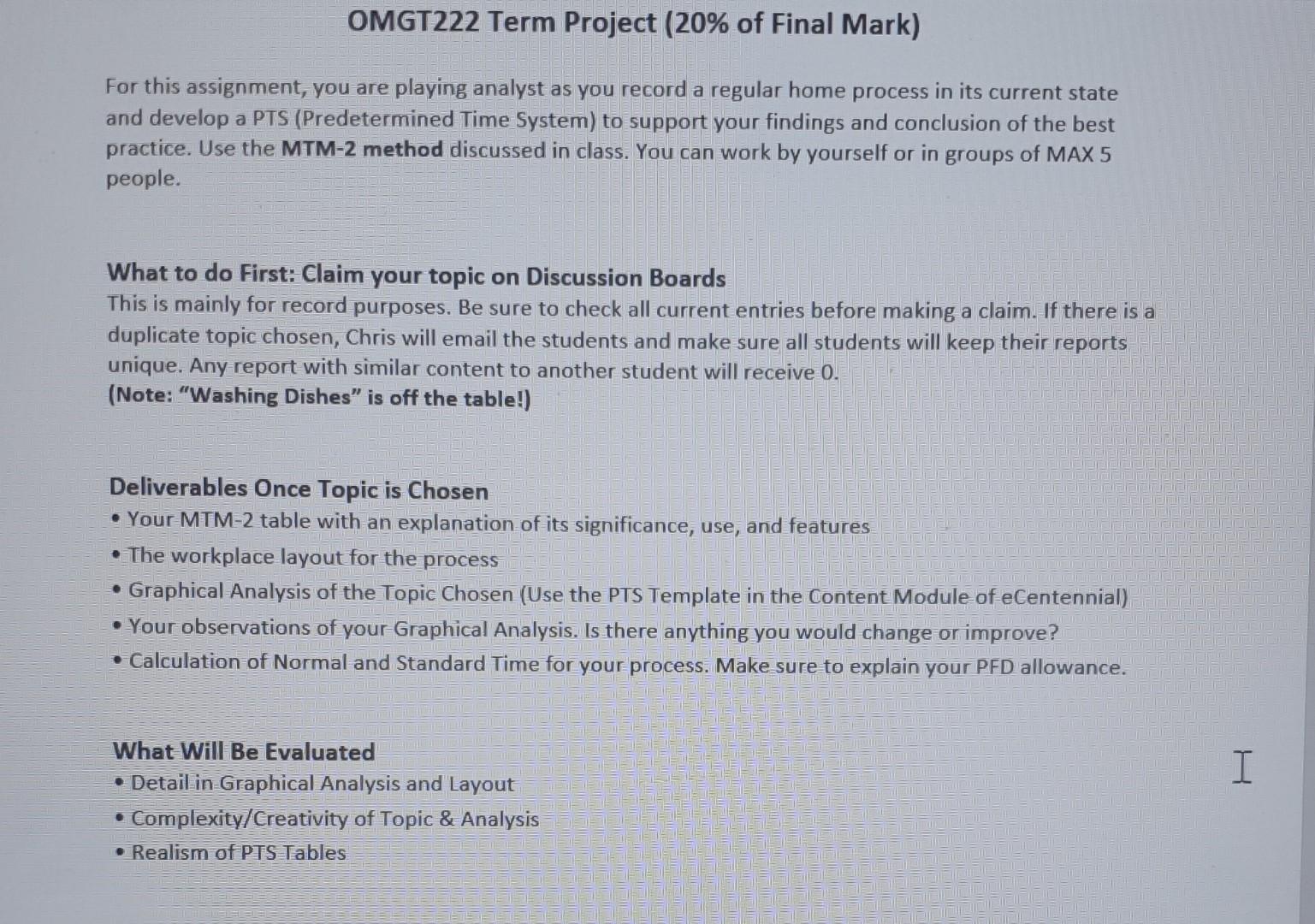 Solved Anyone can help me to complete Term project.... The | Chegg.com