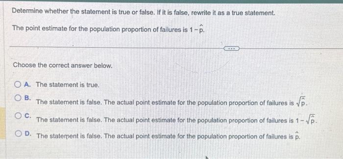 Solved Determine whether the statement is true or false. If | Chegg.com