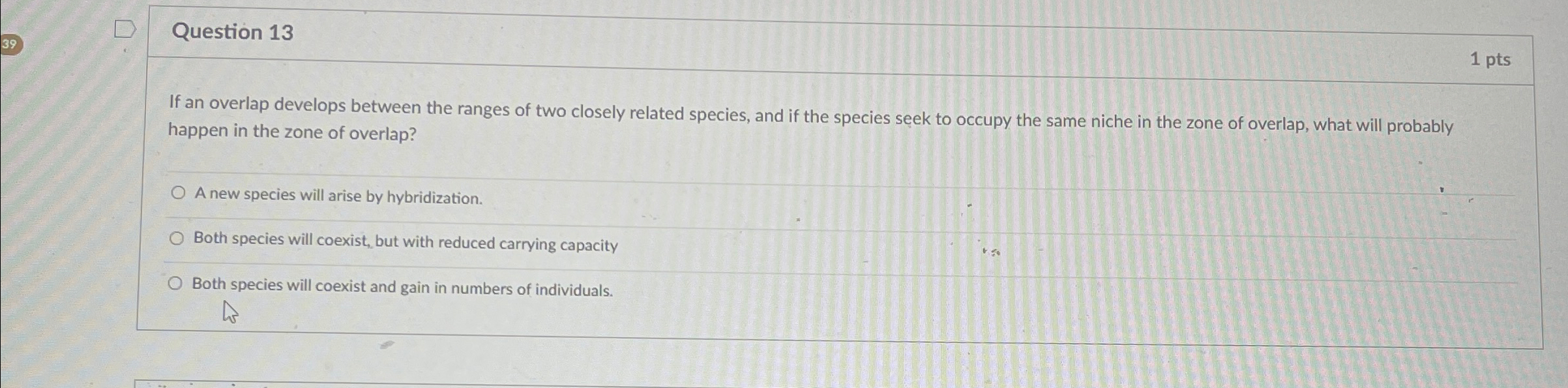 Solved Question 131ptsIf an overlap develops between the | Chegg.com