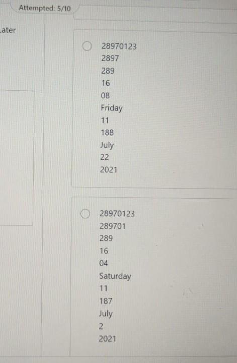 Solved Predict the output of the following SQL query. NOTE: | Chegg.com