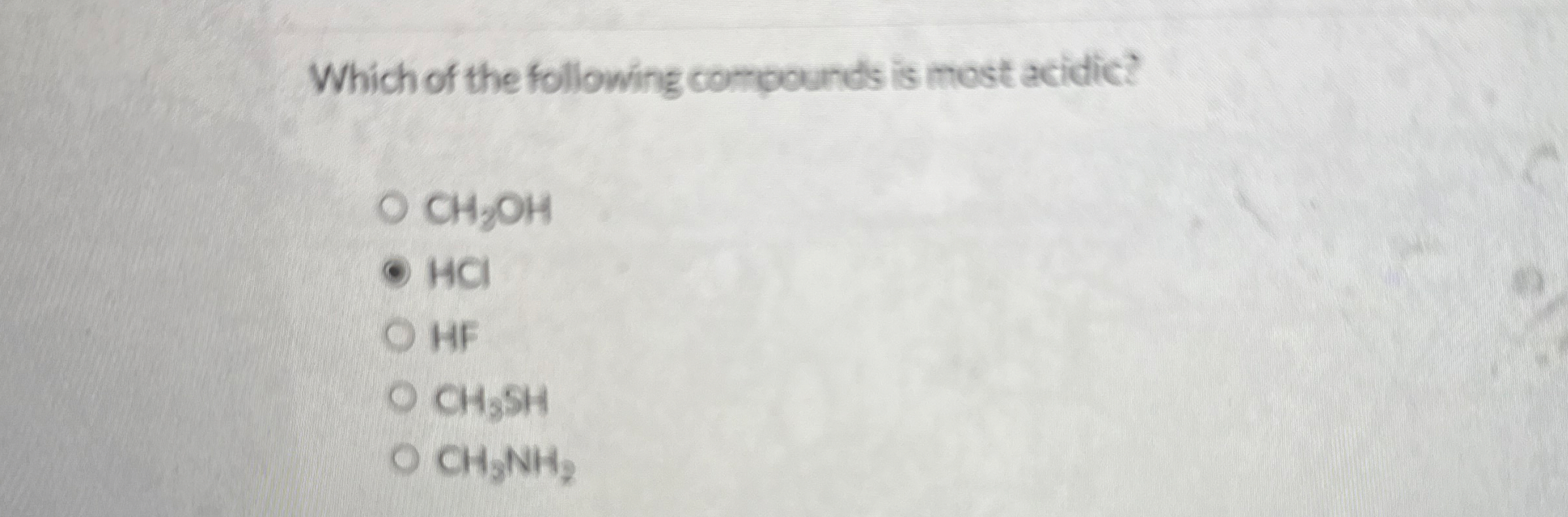 Which of the following compounds is most | Chegg.com