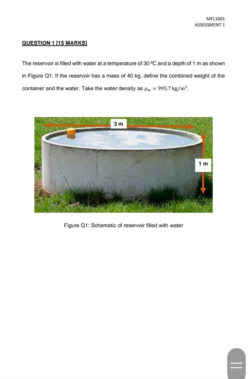 Solved MFL1601 ASSESSMENT 1 QUESTION 3 [10 MARKS] Check if | Chegg.com