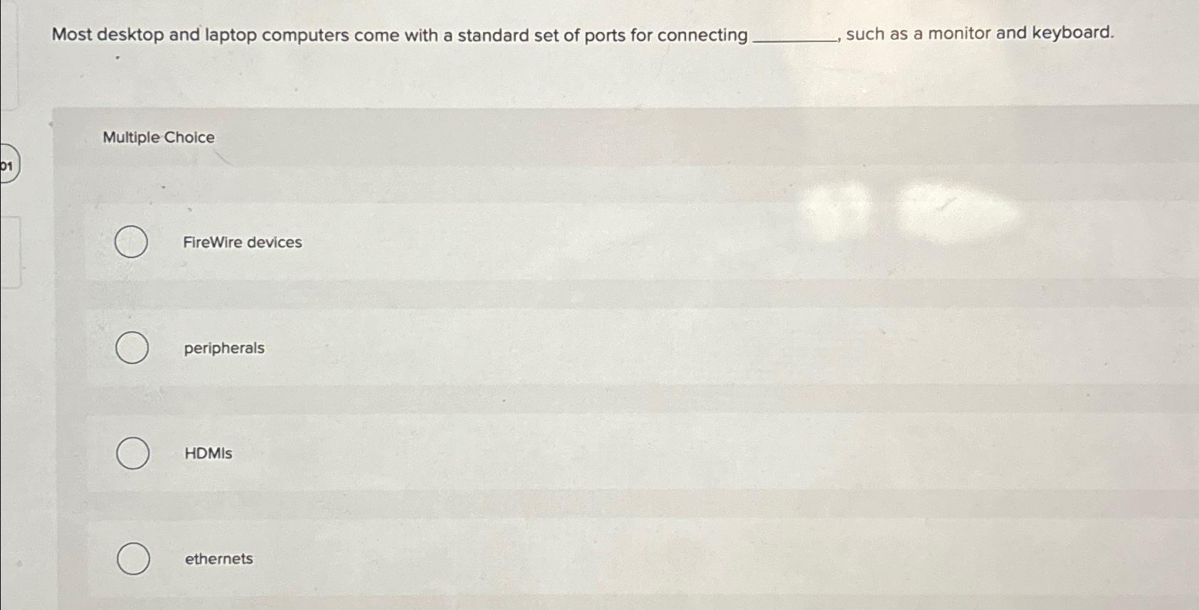 Solved Most desktop and laptop computers come with a | Chegg.com