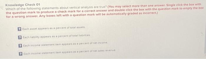 Solved Knowledge Check 01 Which of the following statements | Chegg.com