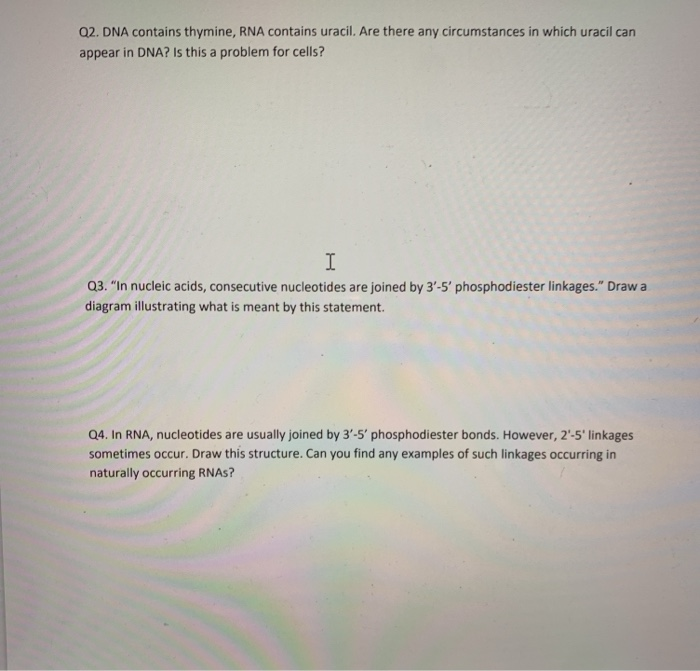 Solved Q1. In Figure 1 below, structure (I) is dTTP. For the | Chegg ...