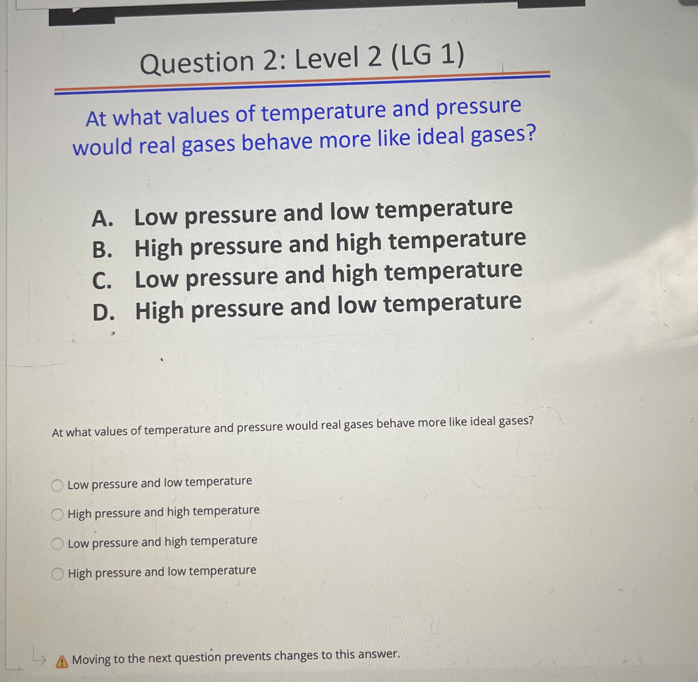 Solved Question 2: Level 2 (LG 1)At what values of | Chegg.com