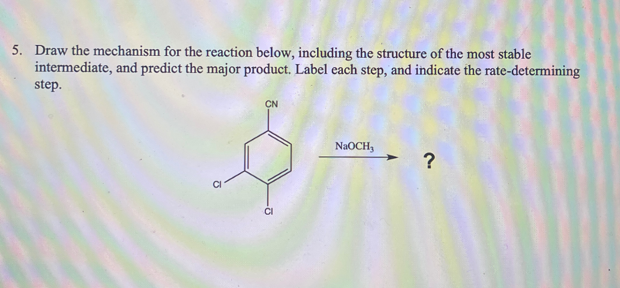Solved Draw the mechanism for the reaction below, including | Chegg.com