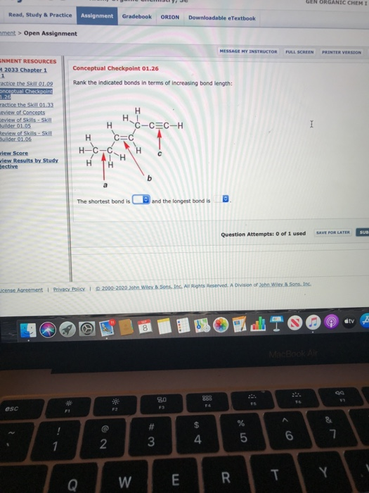Solved GEN ORGANIC CHEMI Read, Study & Practice Assignment | Chegg.com