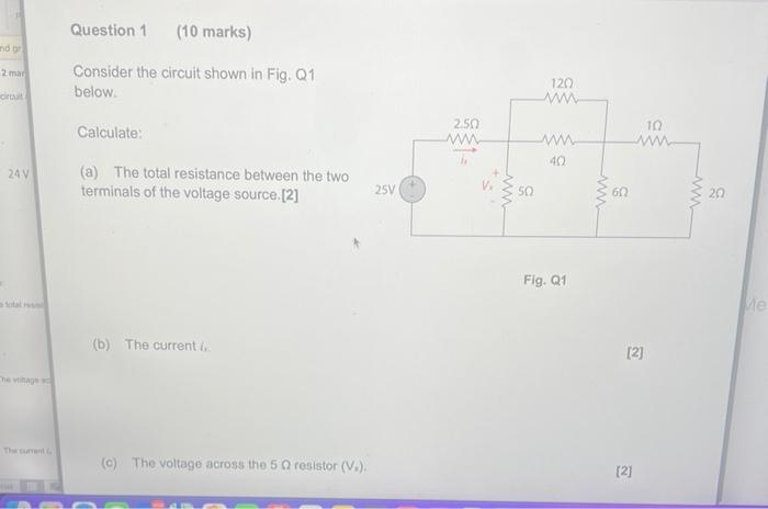 Solved below. Calculate: (a) The total resistance between | Chegg.com