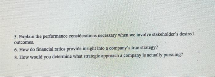 Solved 5. Explain the performance considerations necessary | Chegg.com