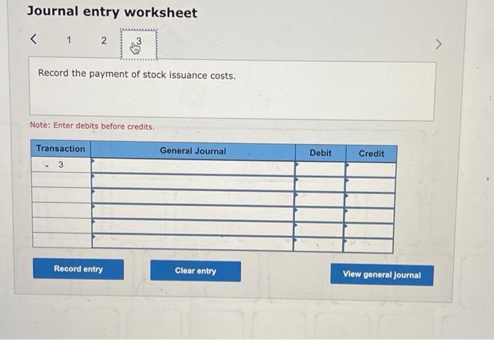 Solved Note: Enter debits before credits.Journal entry | Chegg.com