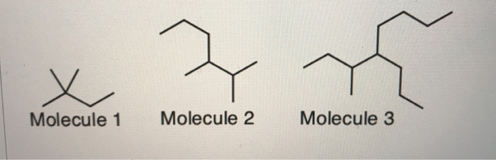 Solved Molecule 1 Molecule 2 Molecule 3 | Chegg.com